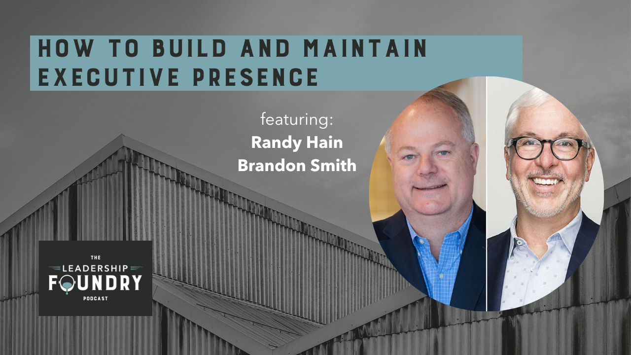 How to Build and Maintain Executive Presence with Co-Founders, Brandon ...